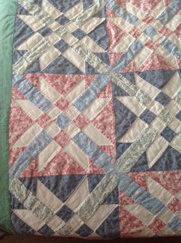 Rainbow Rag Quilt - Hobbies on a Budget