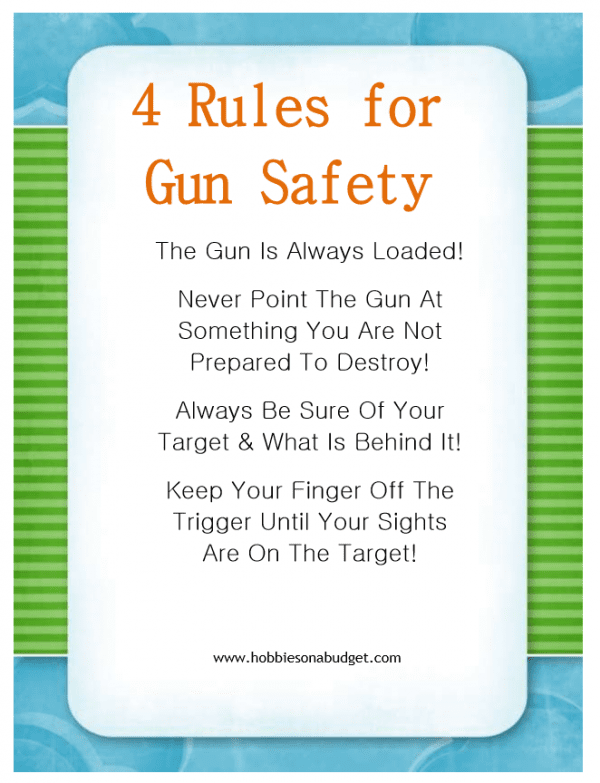 Learning Gun Safety with Daisy BB Gun - Hobbies on a Budget