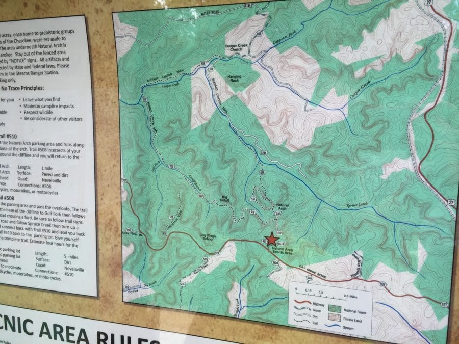 Hiking the Natural Arch, McCreary County, KY - Hobbies on a Budget