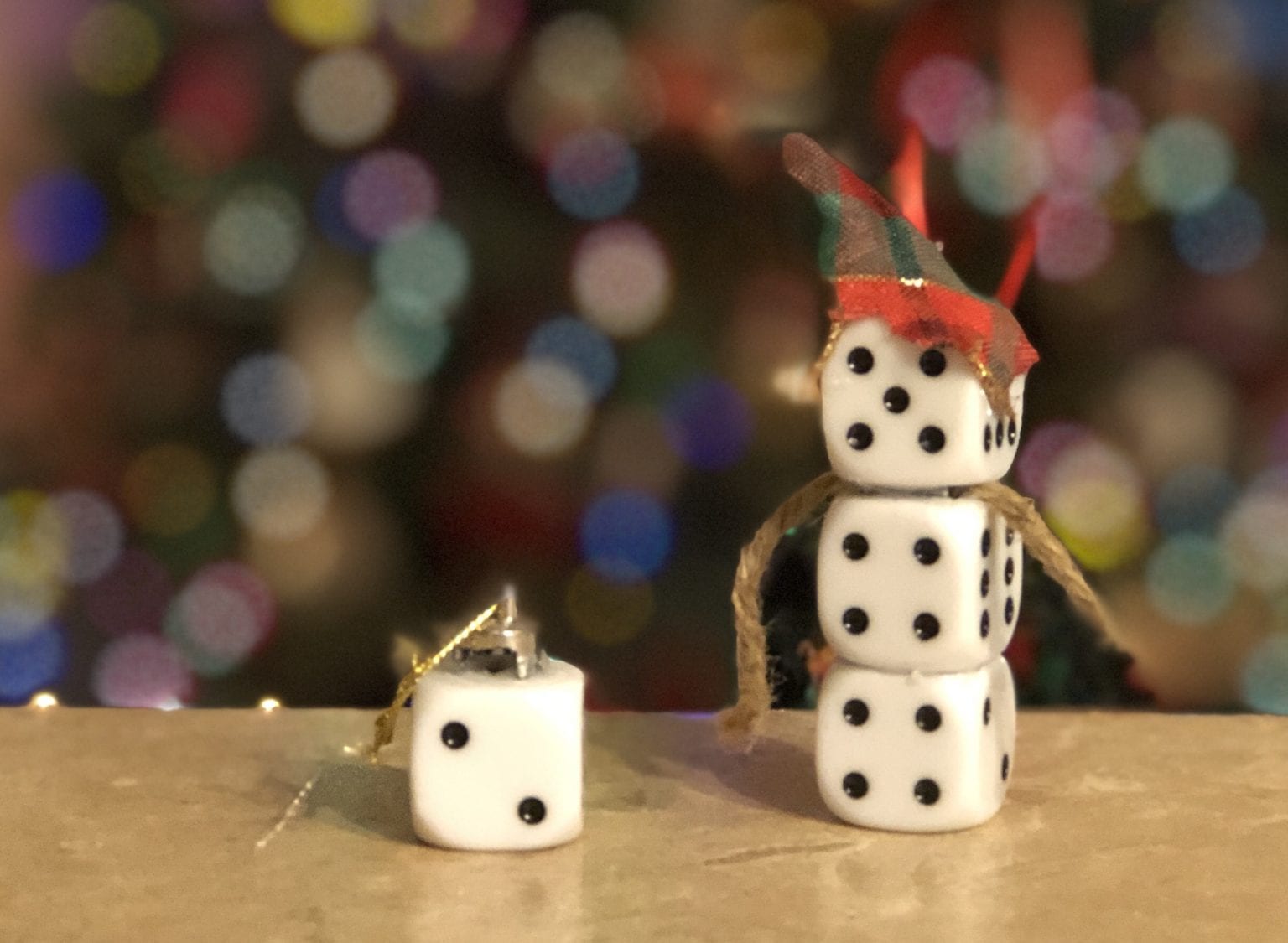 How to Create Christmas Ornaments with Game Pieces - Hobbies on a Budget