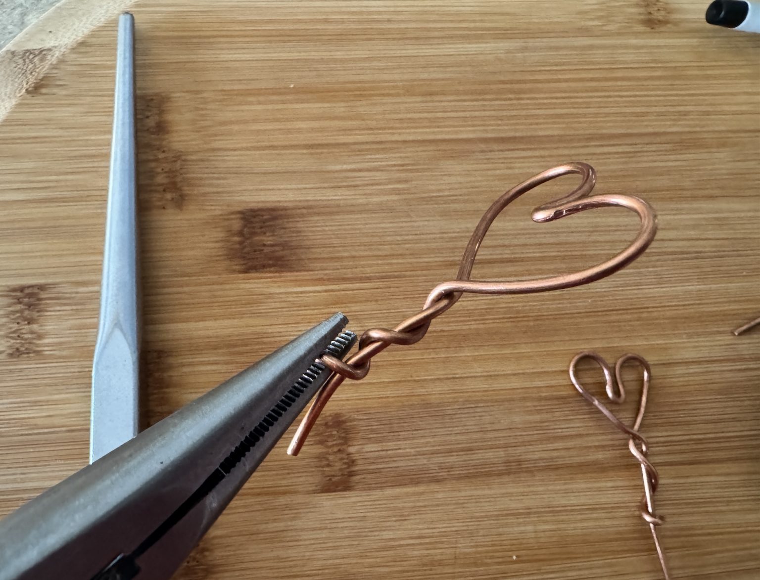 Easy Scrap Copper Hearts - Hobbies on a Budget